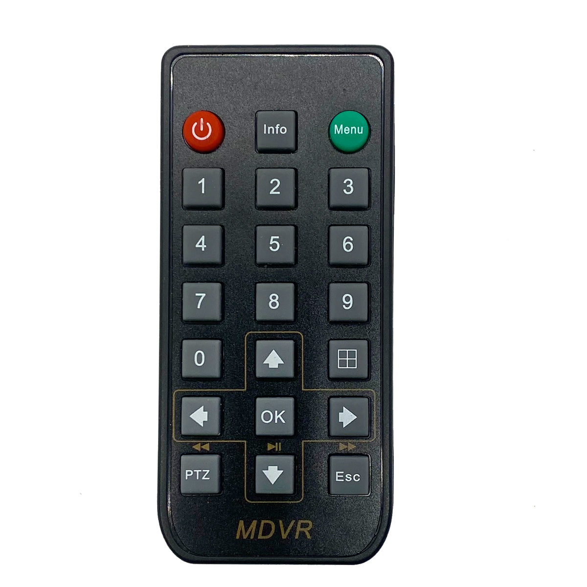 Remote for Black Box MDVR — Topdawgelectronics