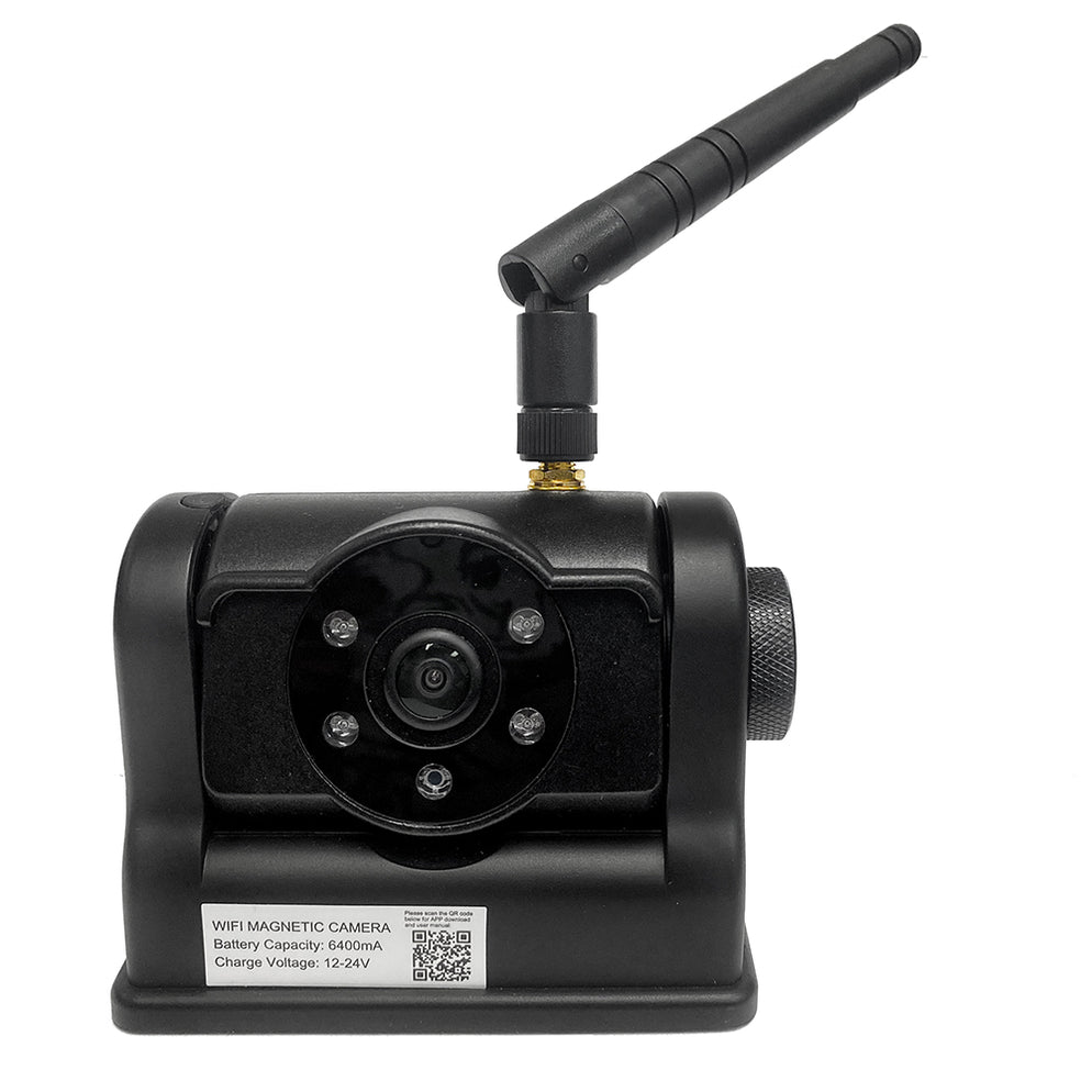 Heavy Duty WIFI Backup Camera with Built-In Battery & Magnet ...